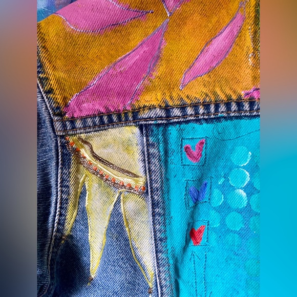 Levi's | Jackets & Coats | Fun Vintage Levi Laugh In Color Studio Art ...